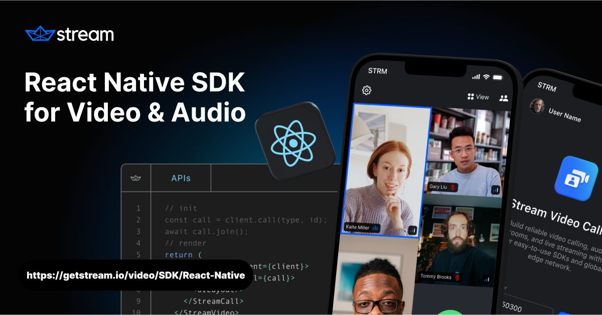 React Native Video & Audio SDK React Native Video & Audio SDK