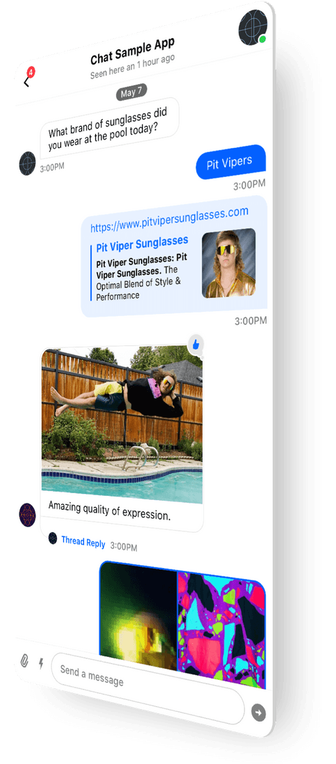 Chat SDK - Real-time In-App Messaging SDK Chat SDK - Real-time In-App Messaging SDK