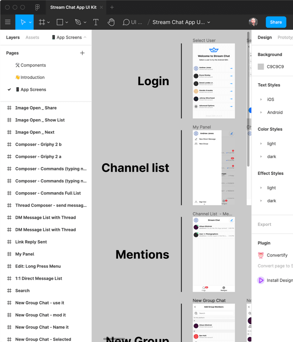 Free Mobile Chat Kit - Figma, Sketch, Adobe Ready Messaging UI ...